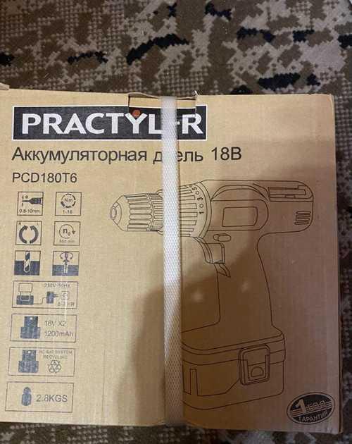 Аккумуляторная дрель 18в Practyl-R PCD 180T6
