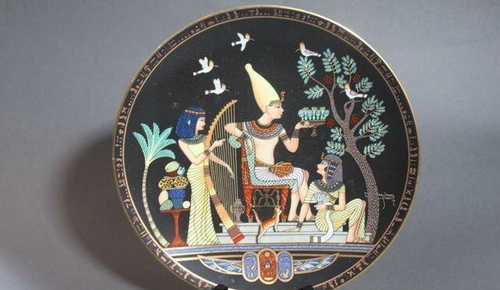 Декоративная тарелка из серии "Легенды Тутанхамона