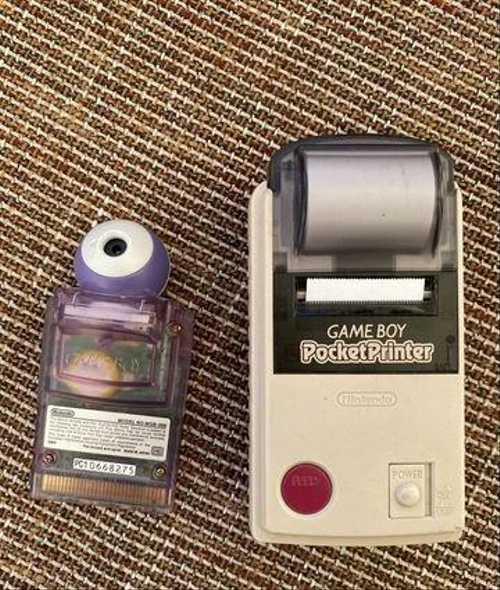 Gameboy camera + gameboy printer