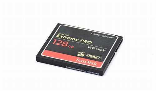 SanDisk CompactFlash 128GB Extreme Pro 160 Mb/s