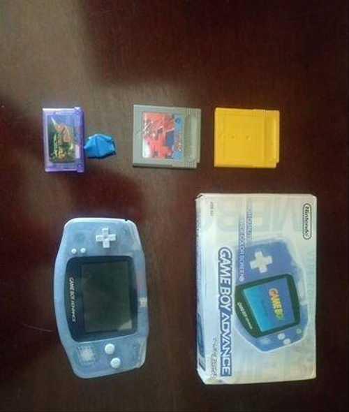 Game boy advance + 3 картриджа