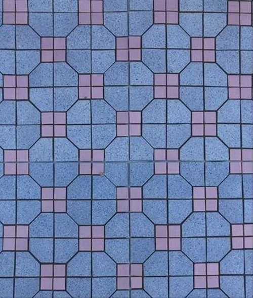 Керамогранитная мозаика матовая Квадратная плитка