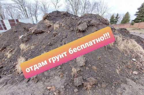 Чернозем грунт бесплатно