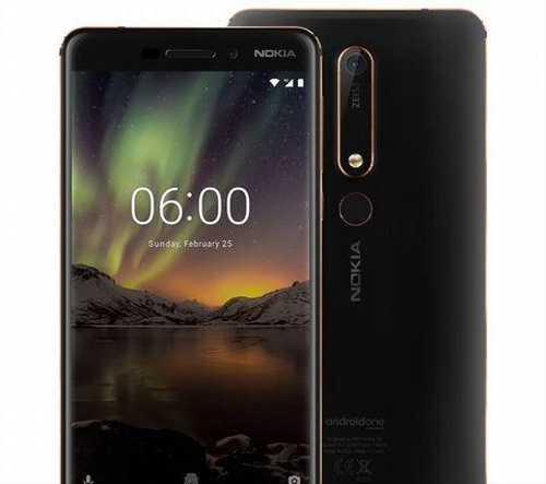 Смартфон Nokia 6.1 (2018) 32GB Dual Sim Black