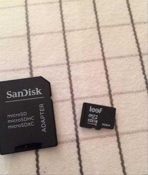 Карта памяти leef SD/microSD 16Gb