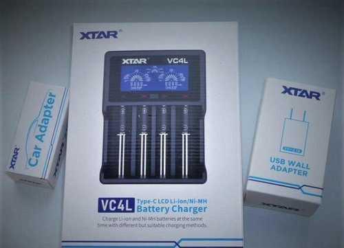 Универсальное зарядное устройство xtar VC4L(Новое)