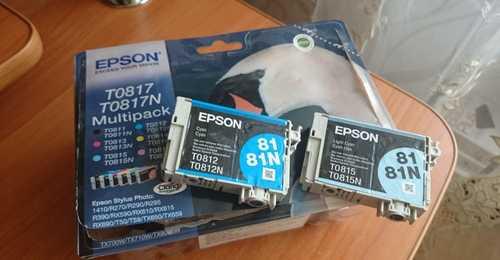 Продам б/у картриджи для принтера Epson R270