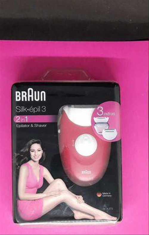 Эпилятор braun silk epil 3 epilator and shaver