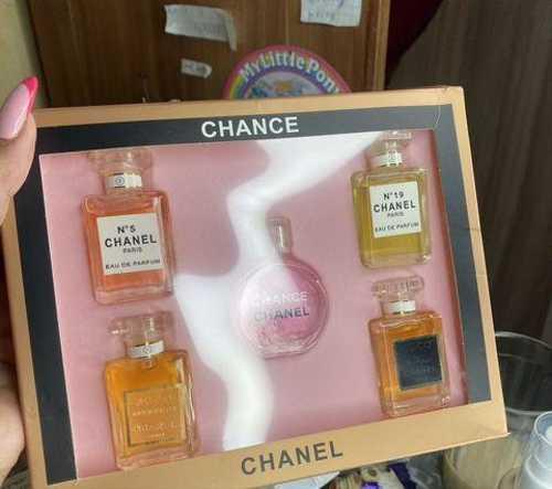 Набор духов chanel chance 5в1