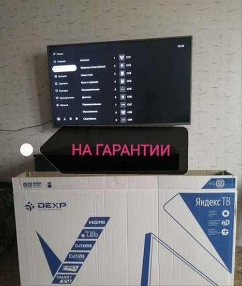 Телевизор dexp 108см