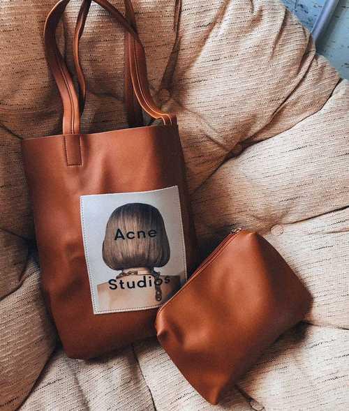 Сумка шоппер acne studios