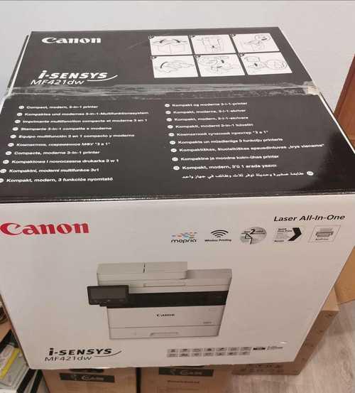 Мфу Canon i-sensys MF421dw как новый