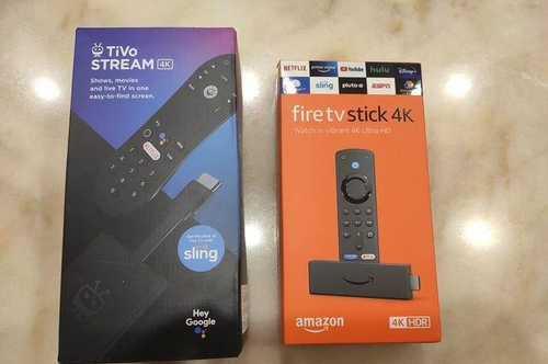 Тв боксы: TiVo Stream 4K, Amazon Fire TV Stick 4K