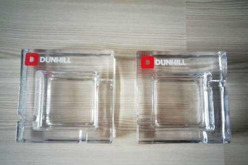 Две квадратные пепельницы "dunhill"