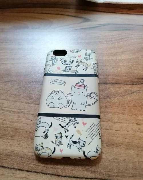 Чехол с котиком iPhone 6