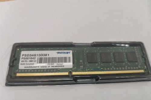 Озу 4GB DDR3 1333MHz dimm 240pin CL9 для пк (1 шт)
