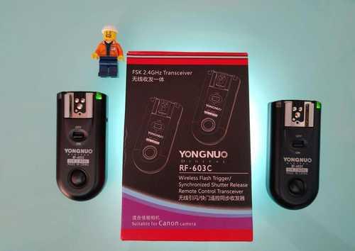 Yongnuo RF-603C набор радиосинхронизатор для Canon