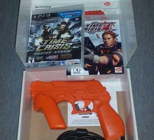 PS3 контроллер guncon 3 с двумя дисками игр