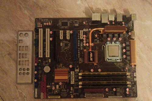 Комплект P5Q PRO turbo+xeon x5470+8Гб ddr2