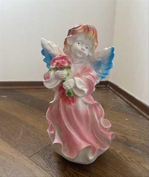 Фигура Ангел в платье с букетом