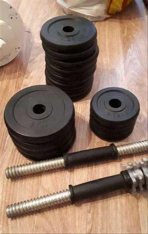 Гантели по 11.5 кг