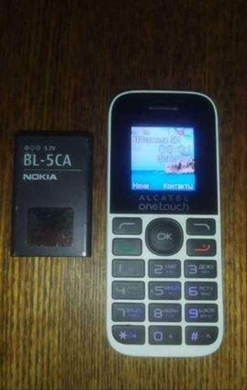 Телефон Alcatel One Touch 1013D + акб+2 Дисплея