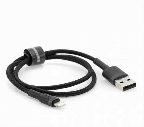 Кабель USB-iP Baseus Cafule Gray/Black 1m 2.4A