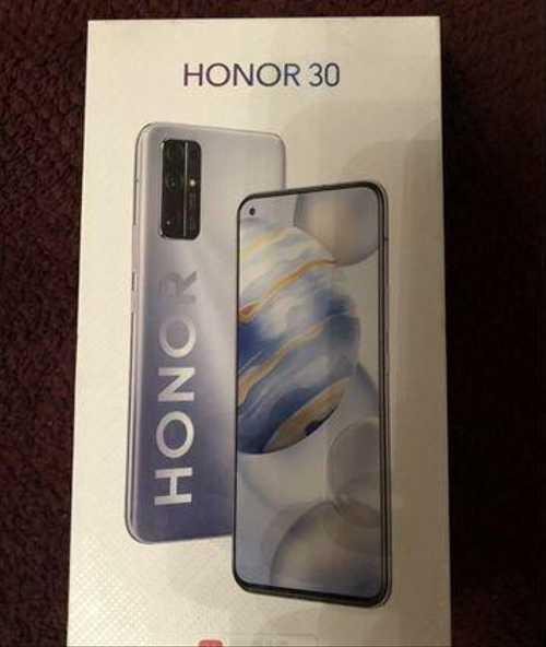 Телефон honor 30 8 256г