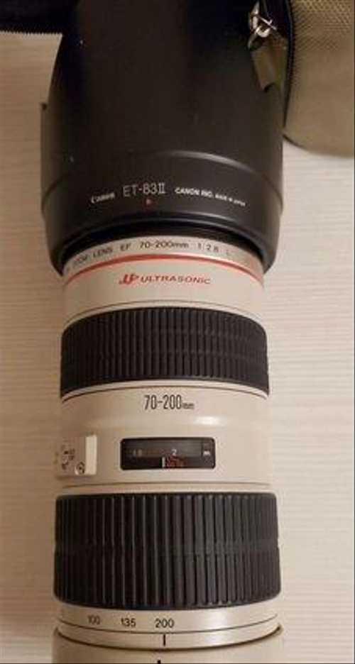 Объектив canon zoom lens EF 70-200mm 1:28 L