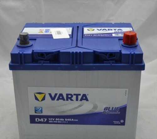 Varta 60 о/п. Аккумулятор варта 62 Ah о/п. Varta 60 бу.