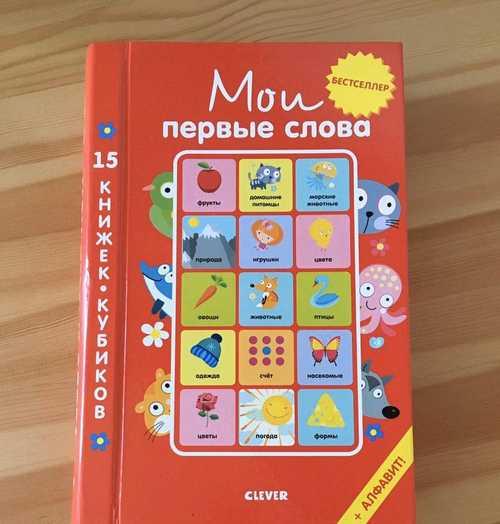 Мои первые слова. 15 мини книжек кубиков