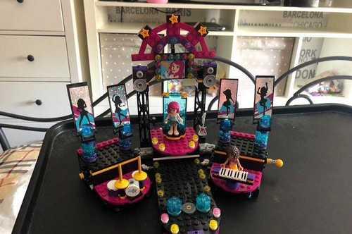 Lego Friends сцена поп-звезды