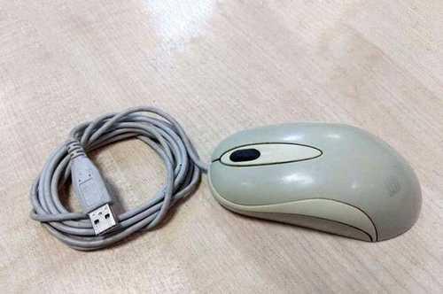 Мышь оптическая Б/У белый USB
