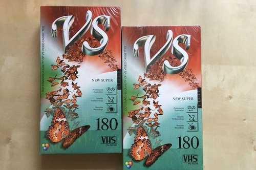 Видеокассеты новые VHS 2 шт