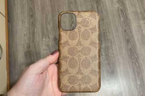 Чехол для iPhone 11 оригинал coach
