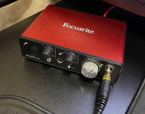 Внешняя звуковая карта focusrite scarlett solo 2nd