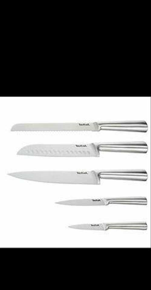 Набор кухонных ножей Tefal Expertise 5 ножей новый