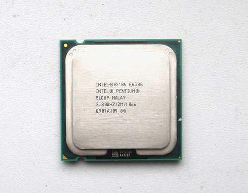 Процессор Intel Pentium E6300