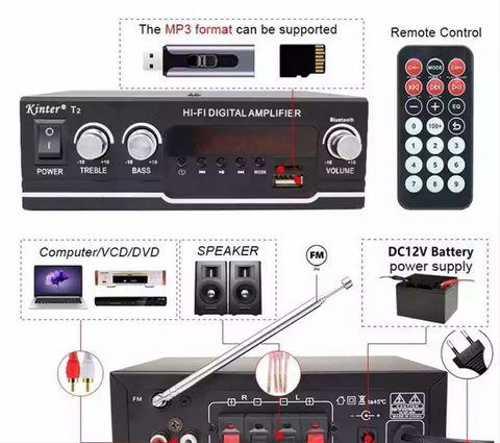 Музыкальный центр - усилитель