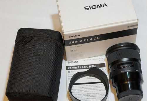 Sigma AF 24mm F/1.4 DG HSM Art Sony E