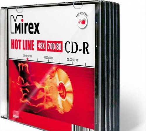 Mirex CD-R80 Slim Case HotLine 700Mb (50 шт)