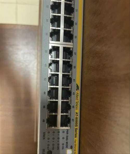 Стекируемый коммутатор Fast Ethernet 8000S/48