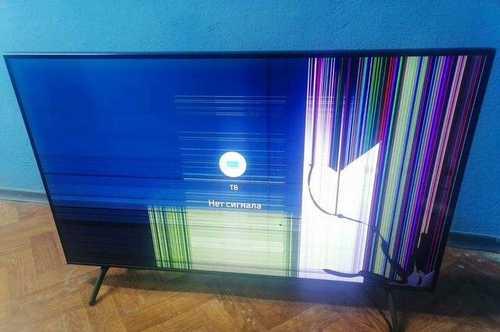Телевизор Samsung UE43TU7090 разбита матрица