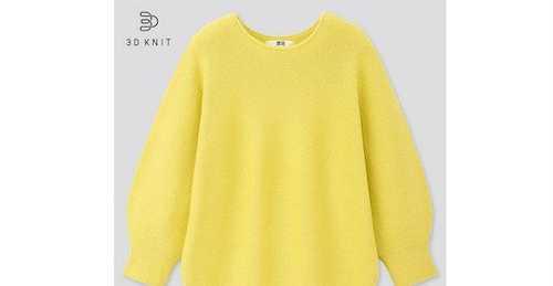 Uniqlo кофта 3D вязки. Новая. S и L