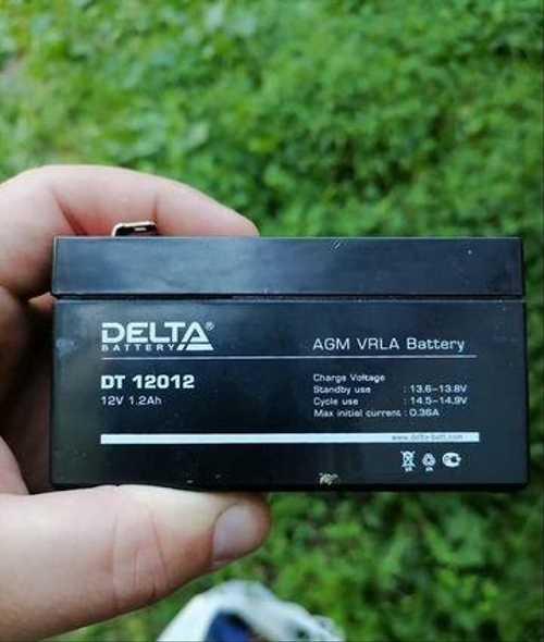 Аккумулятор delta Dt 12012