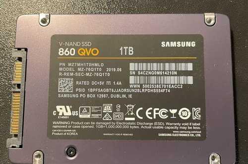 SSD Samsung 860 QVO 1Тб