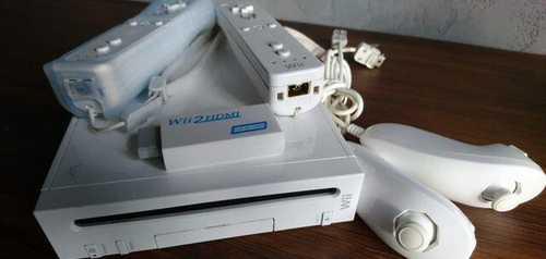 Nintendo Wii Sports + hdmi адаптер, почти новая