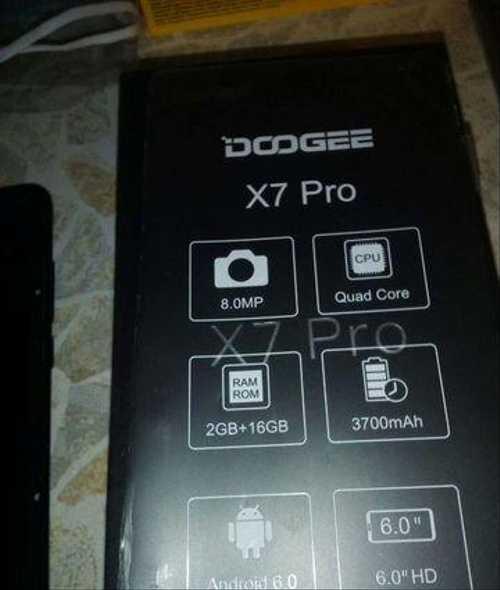 Мобильный телефон doogee X7 Pro