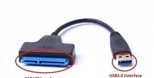 USB 3.0 SATA адаптер, конвертер 3,0-sata3