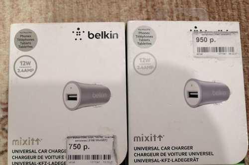 Автомобильное зу Belkin F8M730btGRY